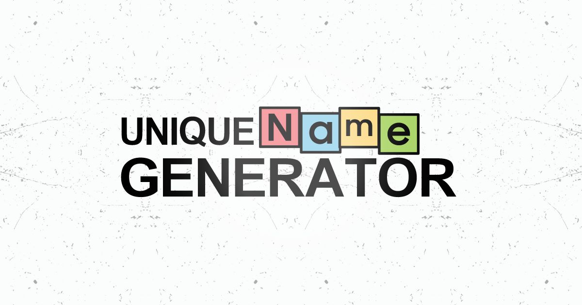 Gamertag - uniquenamegenerators.com